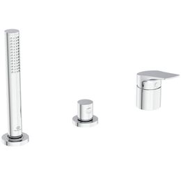 Ideal Standard Badearm. f.Wannenrand La Dolce Vita o.Auslauf m.Handbrause-Set Chrom, BD670AA BD670AA