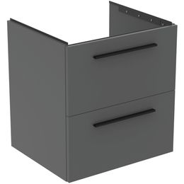 Ideal Standard Waschtischunterschrank i.life B 2 Ausz&uuml;ge 600x505x630mm Quarzgrau matt, T5270NG T5270NG