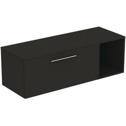 Ideal Standard M&ouml;bel-Set 140cm i.life B 1 Auszug 1 off.Fach Gr.Chrom Carbongrau matt, T5763NV T5763NV