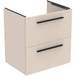Ideal Standard Waschtischunterschrank i.life A 2 Ausz&uuml;ge 600x440x630mm Sandbeige matt, T5255NF T5255NF