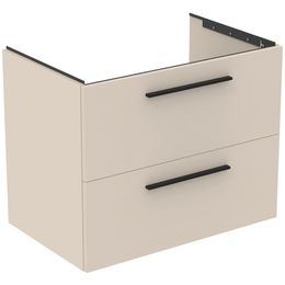 Ideal Standard Waschtischunterschrank i.life B 2 Ausz&uuml;ge 800x505x630mm Sandbeige matt, T5272NF T5272NF