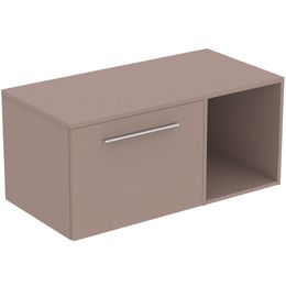 Ideal Standard M&ouml;bel-Set 100cm i.life B 1 Auszug 1 off.Fach Gr.Chrom Greige matt, T5755NH T5755NH