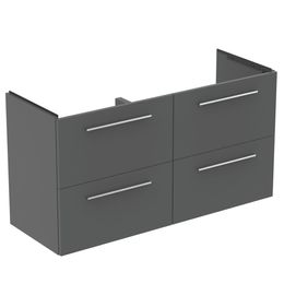 Ideal Standard Waschtischunterschrank i.life A 4 Ausz&uuml;ge 1200x440x630mm Quarzgrau matt, T5513NG T5513NG
