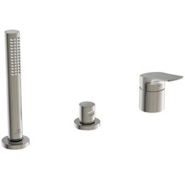 Ideal Standard Badearm. f.Wannenrand La Dolce Vita o.Auslauf m.Handbrause-Set Silver Storm, BD670GN BD670GN