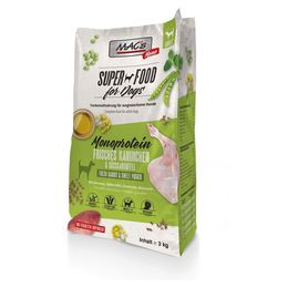 MAC's Dog Mono Frisches Kaninchen Hunde-Trockenfutter getreidefrei 3kg