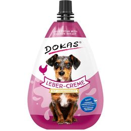 Dokas Leber-Creme mit H&uuml;hnerbrust Hundesnacks ohne Zuckerzusatz 85g