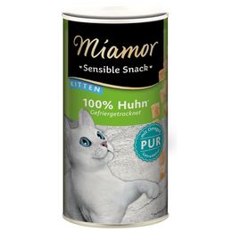 Miamor Sensible Snack Kitten Huhn Pur Katzensnacks mit Lachs&ouml;l 30g