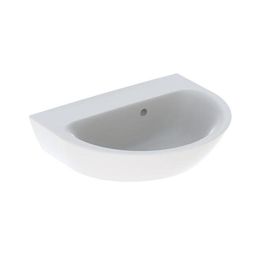 Geberit Renova Handwaschbecken 500499011 50 x 40 cm, wei&szlig;, ohne Hahnloch, mit &Uuml;berlauf