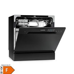 Klarstein Amazonia 8 Geschirrsp&uuml;lmaschine 1620 Watt f&uuml;r 8 Ma&szlig;gedecke 49 dB Aquastop Schwarz
