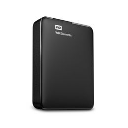 WD (Western Digital) Elements Portable 4 TB, 2.5 Zoll, HDD, USB 3.2 Gen 1, Schwarz