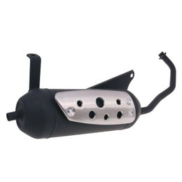 Auspuff Tecnigas Silent Pro f&uuml;r SYM Fiddle 2 50ccm 4T 2009- = 54337