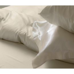 Schiesser Satin-Bettw&auml;sche &raquo;Ella&laquo;, perlmutt, Normalgr&ouml;&szlig;e (135 x 200 cm)