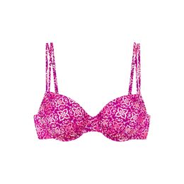 Vivance By Lascana Bikinitop Damen Gr&ouml;&szlig;e 95 rosa / rotviolett