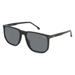 Carrera 329/S | Herren-Sonnenbrille | Fassung: Vollrand, Geometrisch, Acetat, Schwarz Grau | Glasfarbe: Grau