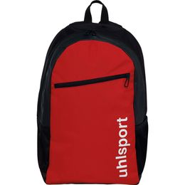 Rucksack Uhlsport "Rucksack ESSENTIAL BACKPACK 20L", Herren, Gr. NOSIZE, rot, schwarz, wei&szlig;, Obermaterial: 100% Polyester PES., Rucks&auml;cke Rucksack