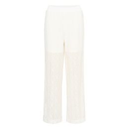 Stoffhose Kaffe "Casual Hose KAdonna", Damen, Gr. M, N-Gr, chalk, Obermaterial: 65% Polyester PES. 35% Baumwolle CO., Hosen Stoffhose