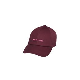Marc O'Polo Baseball Cap MARC O'POLO DENIM "aus reinem Baumwoll-Twill", Damen, merlot rot, Baumwolle, unifarben, Caps