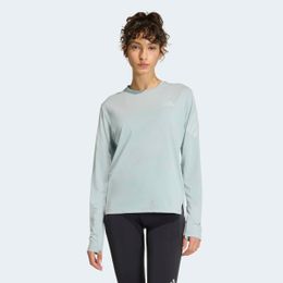 Laufshirt adidas Performance "ADI365/// LS W", Damen, Gr. XL, wonder sage, Obermaterial: 100% Polyester, Rundhals, Shirts Laufshirt