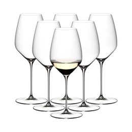 Wei&szlig;weinglas "Riesling Gl&auml;ser Veloce 570 ml 6er Set transparent", bunt (transparent), B:9,2cm H:24,7cm &Oslash;:9,2cm, Glas, RIEDEL THE WINE GLASS COMPANY, Trinkgef&auml;&szlig;e, Wei&szlig;weinglas, Sp&uuml;lmaschinengeeignet