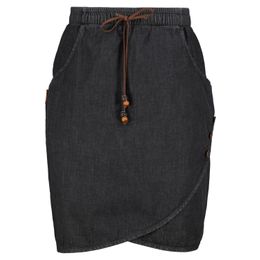 alife and kickin Sommerrock ALIFE & KICKIN, Damen, Gr. M, schwarz denim, 95% Baumwolle, 5% Elasthan, R&ouml;cke