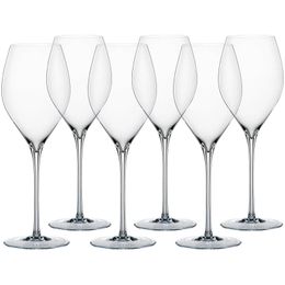 Champagnerglas Spiegelau "Champagnergl&auml;ser Sparkling Party 450 ml 6er Set transparent", bunt (transparent), B:8,6cm H:26,4cm &Oslash;:8,6cm, Glas, Trinkgef&auml;&szlig;e, Sp&uuml;lmaschinenfest