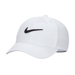 Baseball Cap Nike "U NK DF CLUB CAP S CB P", Damen, Gr. S (56/58), schwarz-wei&szlig; (wei&szlig;, schwarz), Obermaterial: 100% Polyester, Caps, mit Tri-Glide Verschluss, f&uuml;r Erwachsene, sportlicher Stil