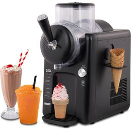 Unold Elektro UNOLD Slush-Eismaschine "2in1 Slush- & Softeismaschine Sofie - Schwarz", schwarz, B:44,5cm H:50,9cm T:29,8cm, Eismaschinen
