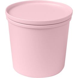 Frischhaltedose AWAVE "AWAVE", rosa (ros&eacute;), H:10,1cm &Oslash;:10,4cm, Kunststoff, Lebensmittelaufbewahrungsbeh&auml;lter, Frischhaltedose, mit rPET