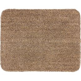 Fu&szlig;matte Astra "Saugstark 601" Gr. 15, beige, B:60cm H:9mm L:75cm, Baumwolle, Teppiche, Fu&szlig;matte, Schmutzfangmatte, In -und Outdoor geeignet