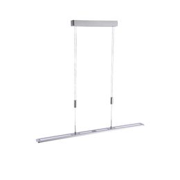 Paul Neuhaus Pendelleuchte "NIKA", grau (aluminiumfarben), 1, H: 166cm, 1 Stk., Leuchten, LED, CCT - tunable white, dimmbar &uuml;ber Sensordimmer, Schalter, Pendelleuchte