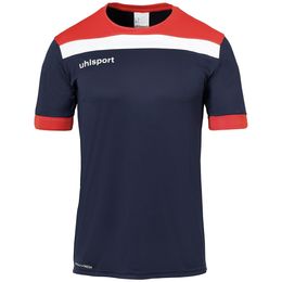 Trainingsshirt Uhlsport "Trainings-T-Shirt OFFENSE 23 Kids", M&auml;dchen, Gr. 116, blau (marine, rot, wei&szlig;), Obermaterial: 100% Polyester PES., Shirts