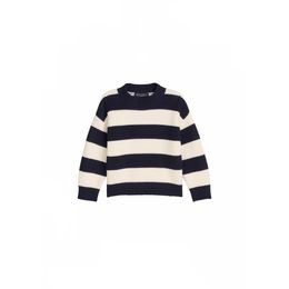 Marc O'Polo Strickpullover MARC O'POLO "aus Bio-Baumwolle", Jungen, Gr. 116/122, schwarz navy, Obermaterial: 100% Baumwolle, unifarben, Rundhals, Pullover Strickpullover