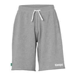 Shorts Kempa "Sweatshorts Core 26 Kids", M&auml;dchen, Gr. 116, N-Gr, schwarz grau melange, Obermaterial: 60% Baumwolle CO. 40% Polyester Pol. recyc.., Hosen Shorts