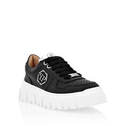 Sneaker Philipp Plein "Hexagon", Jungen, Gr. 32, Normalschaft, 02, schwarz, Schuhe Sneaker