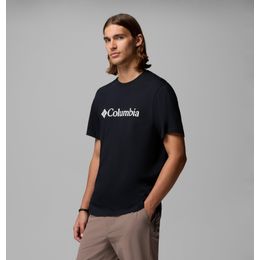 T-Shirt Columbia, Herren, Gr. XXL (56), schwarz (schwarz, gem Columbia), Obermaterial: 100% Baumwolle, Shirts T-Shirt, sportliche Passform, Kurzarm, f&uuml;r Wandern und Outdoor