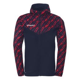 Trainingsjacke Uhlsport "Trainingsjacke Progressive 28 Multi Hood", Herren, Gr. XXL, marine, rot, Obermaterial: 100% Polyester Pol. recyc.., Jacken Trainingsjacke
