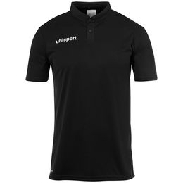Poloshirt Uhlsport "POLO SHIRT ESSENTIAL POLY", Herren, Gr. 4XL, schwarz, Obermaterial: 100% Polyester Pol. recyc.., Shirts