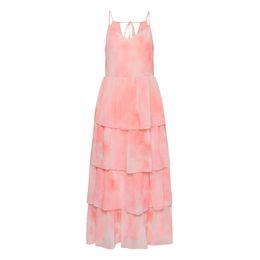Midikleid Kaffe "Kleid KAlorinda", Damen, Gr. 34, N-Gr, rose watercolor print, Obermaterial: 100% Polyester PES., Kleider Midikleid