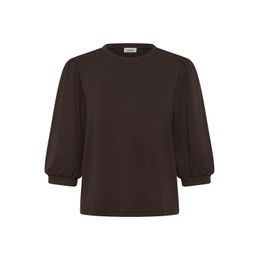 Longtop Soaked in Luxury "T-shirt SLIeste", Damen, Gr. L, chocolate torte, Obermaterial: 48% Viskose CV. 47% Polyester PES. 5% Elasthan EL., Tops