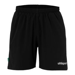 Shorts Uhlsport "Shorts Essential Evo Woven Kids", M&auml;dchen, Gr. 116, N-Gr, schwarz, Obermaterial: 100% Polyester Pol. recyc.., Hosen Shorts