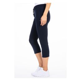 Radlerhose LPO "Damen 7/8-Hose Pietra 2", Damen, Gr. 36 (S), Normalgr&ouml;&szlig;en, blau (navy blazer), Jersey, 76% Polyester. 20% Viskose. 4% Elasthan, loose fit 7/8-L&auml;nge, Hosen Radlerhose