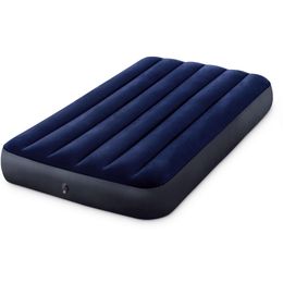 Luftbett Intex "DURA-BEAM Classic Downy Airbed" Gr. 99, blau, Luftbetten, B/H/L: 99cm x 25cm x 191cm, Vinyl, B:99cm H:25cm L:191cm
