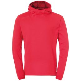 Kapuzenpullover Uhlsport "Kapuzenpullover ESSENTIAL", Herren, Gr. XXL, rot, Obermaterial: 62% Polyester Pol. recyc.. 38% Baumwolle CO(Bio)., Pullover Kapuzenpullover