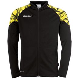 Trainingsjacke Uhlsport "Trainingsjacke GOAL 25 POLY JACKE", Herren, Gr. 4XL, schwarz, limonengelb, Obermaterial: 100% Polyester Pol. recyc.., Jacken Trainingsjacke