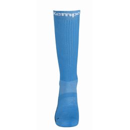 Socken Kempa "Socken SOCKEN LANG", Herren, Gr. 41-44, blau (Kempablau, wei&szlig;), Obermaterial: 80% Baumwolle CO. 18% Polyamid PA. 2% Elasthan EL., Socken Socken