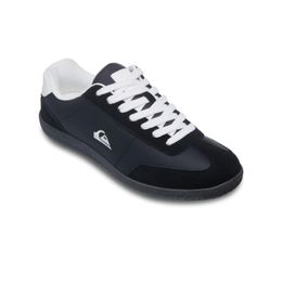 Sneaker Quiksilver "Sutton", Herren, Gr. 12(45), schwarz, Obermaterial: 53% Leder, 46% Synthetik, 1% Textil / Futter: 100% Textil / Laufsohle: 100% Gummi;, Schuhe Sneaker
