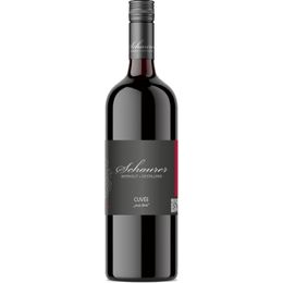 Weingut Schaurer Cuve&eacute; "aus drei" 1,0 L Cuv&eacute;e 2023 Trocken - Insheimer Sch&auml;fergarten Pfalz &ndash; Rotwein Qualit&auml;tswein
