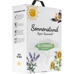 Oberrotweiler Winzerverein Sonnenstund , Bag-in-Box 3,0 L Wei&szlig;burgunder 2025 Halbtrocken - Baden &ndash; Wei&szlig;wein Qualit&auml;tswein