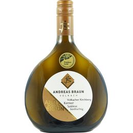 Weingut Andreas Braun Kerner 2025 Feinherb - Volkacher Kirchberg Franken &ndash; Wei&szlig;wein Sp&auml;tlese