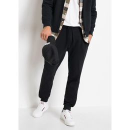 bonprix Jogginghose (2er Pack), grau, Gr.60/62 (XXL), Bequeme Jogginghosen mit B&uuml;ndchen am Saum im g&uuml;nstigen 2er-Pack, grau meliert: 50% Baumwolle